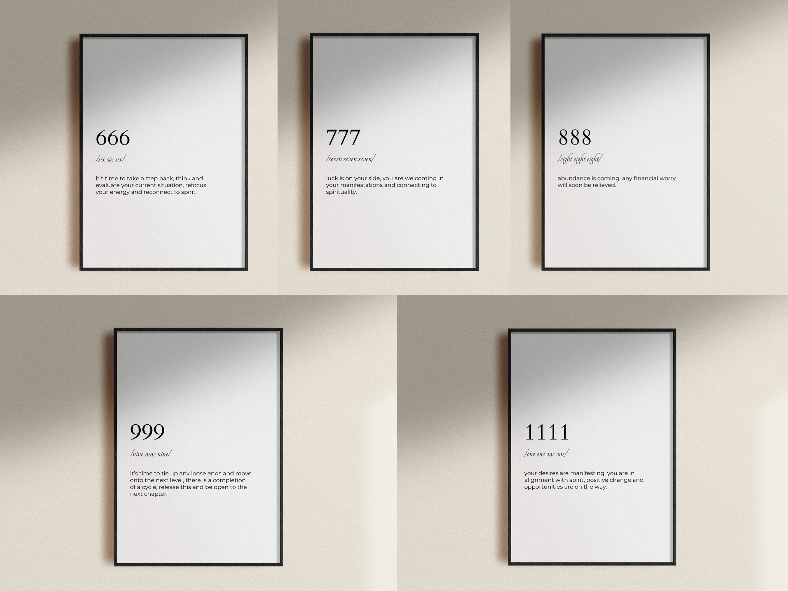 Angel Numbers Numerology Number Sequences Spirituality - Etsy