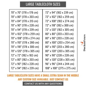 Square Linen Tablecloth Custom Size Dining Large Table Cloth Gift for ...