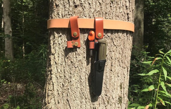 Morakniv Light Brown Leather Dangler W/ Ferro Rod Loop - Etsy