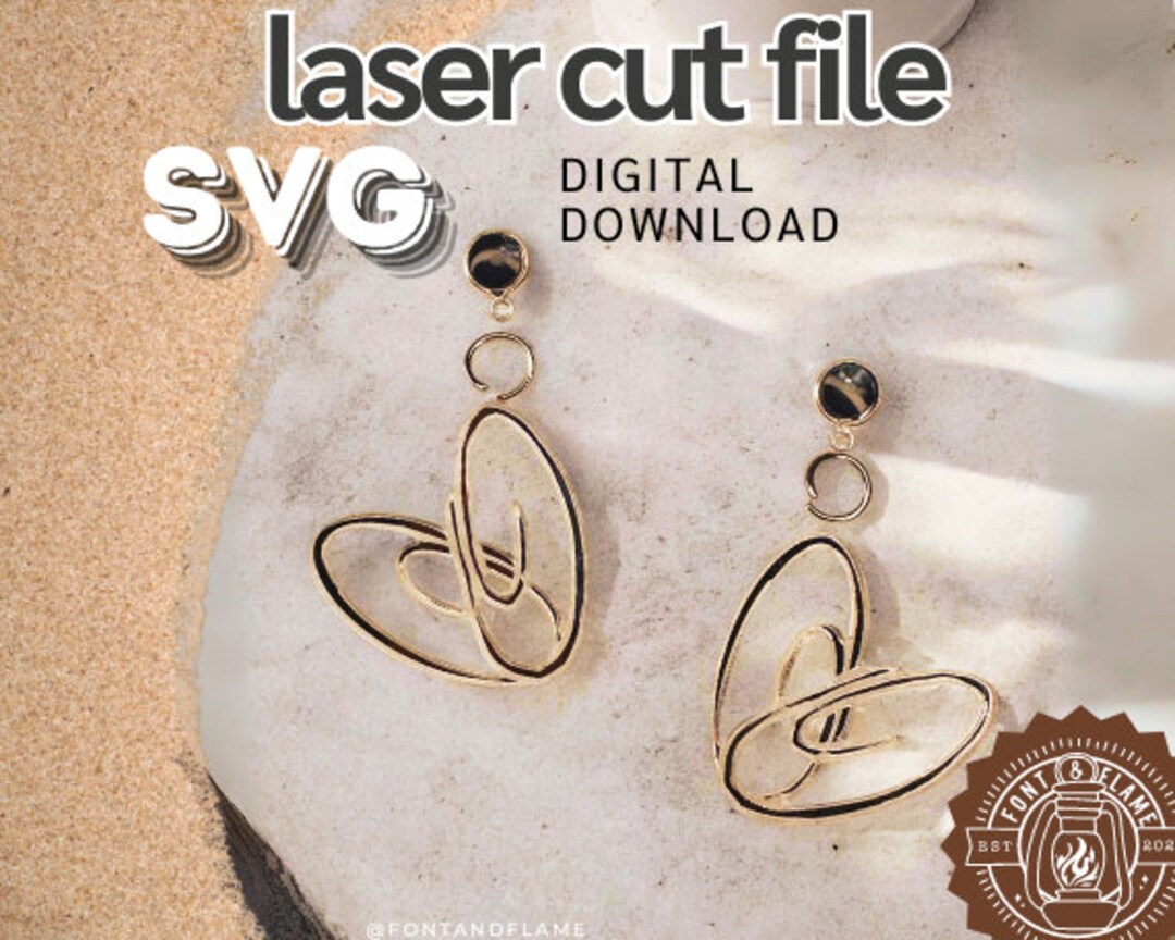 Paperclip Heart SVG by Font and Flame | Laser Cut Earring File School ...