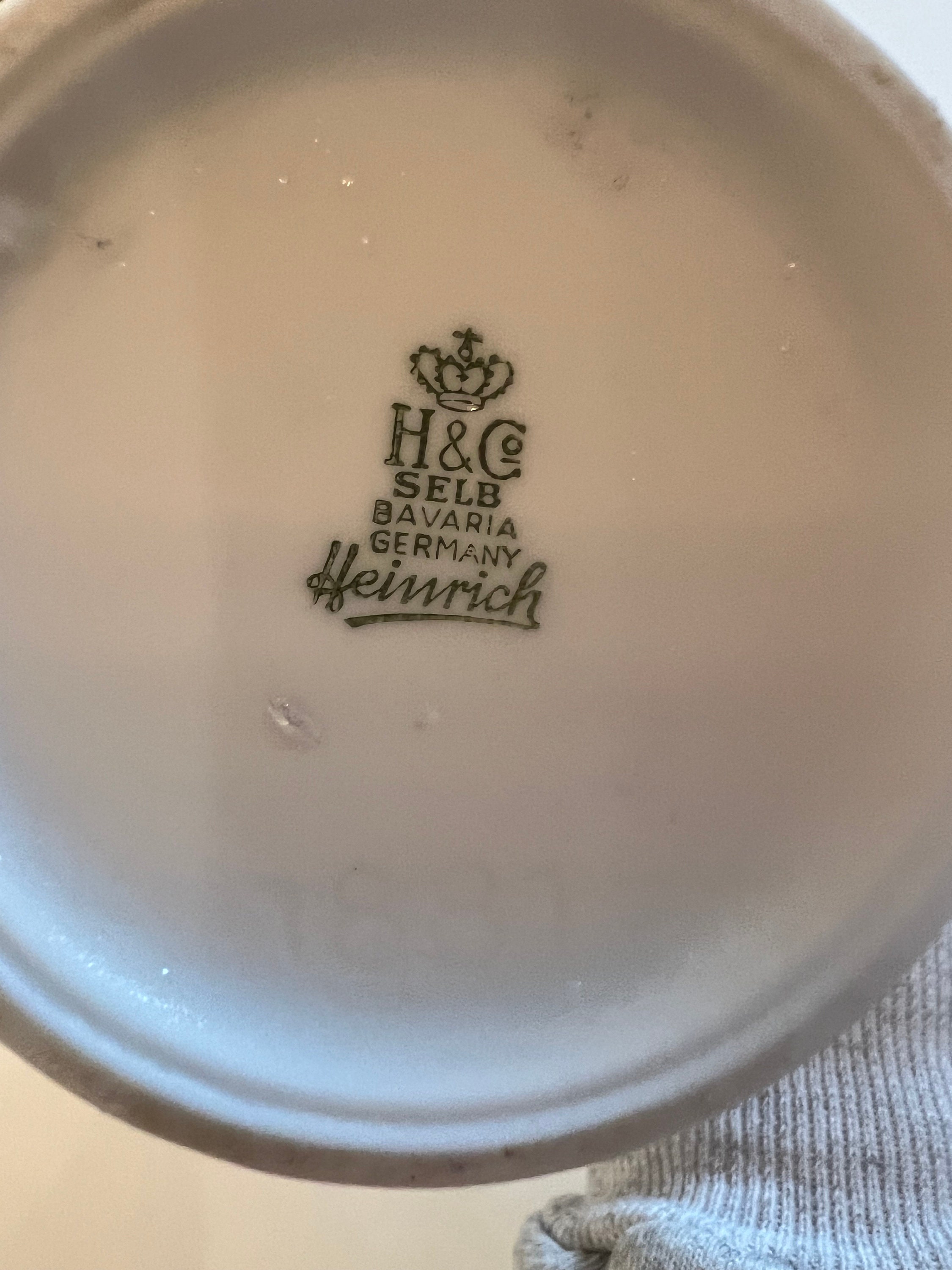1960s Matte Porcelain Vase From Heinrich & Co, Germany - Etsy