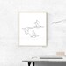 One Line Flying Birds Drawing, Minimalist Continuous Line Geese Print ...