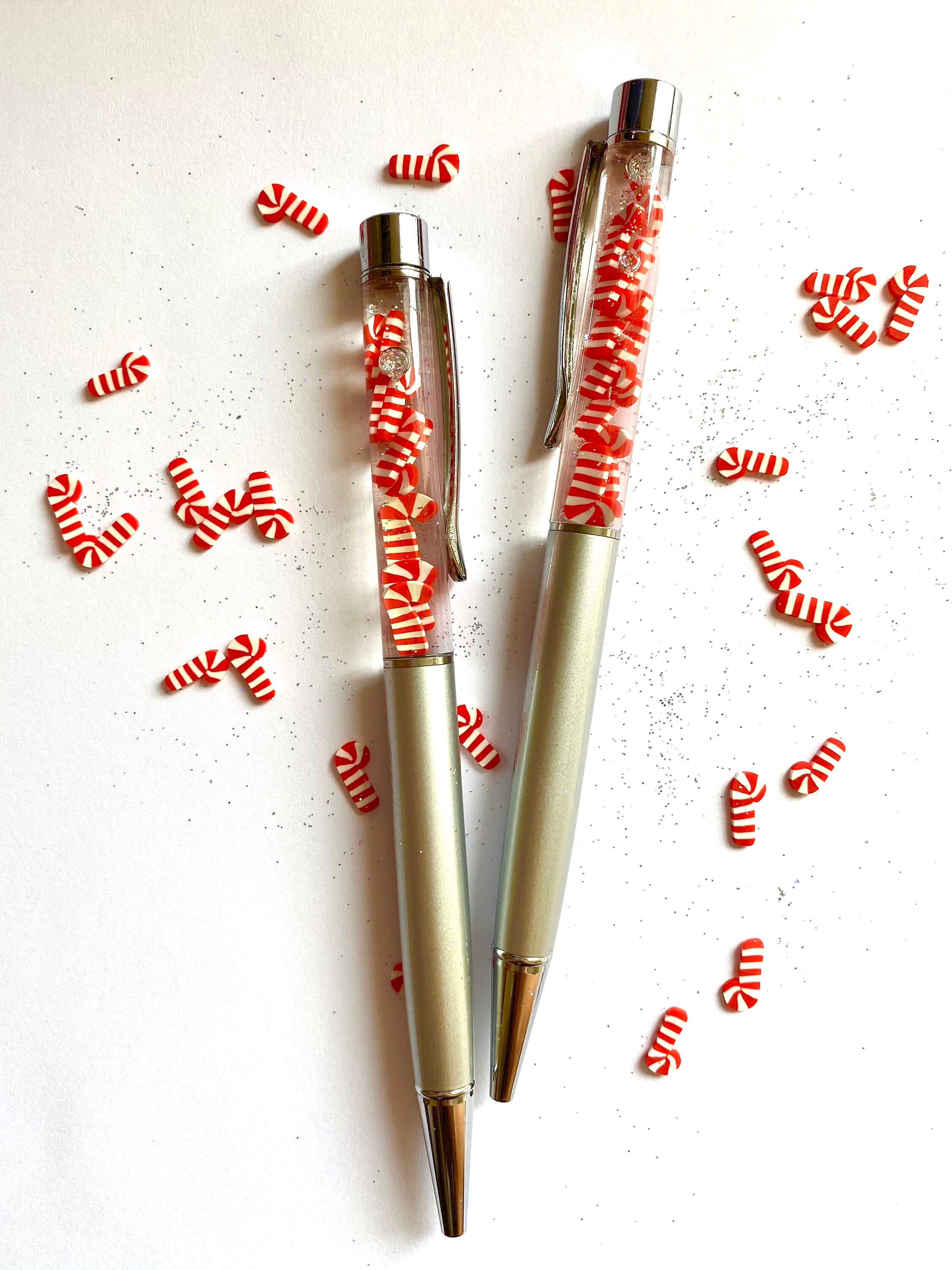 Sweet & Twisted Candy Cane Pen P007 - Etsy