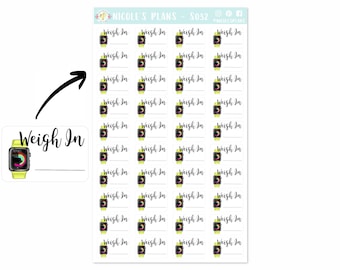 Calories Burned Planner Stickers - S049 • Workout Tracker Stickers ...