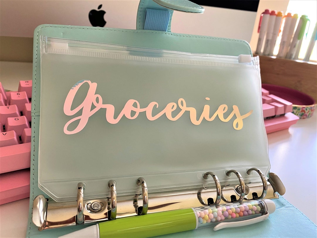 Personalized Cash Envelope Budget System Customized Binder for ...