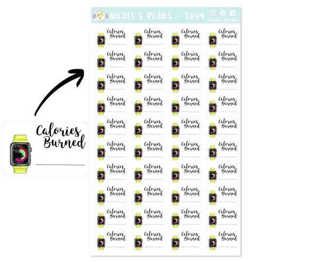 Running and Walking Miles Planner Stickers S013 Daily - Etsy