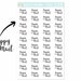 Homework Script Stickers S052 School Work Word Stickers for Planner ...