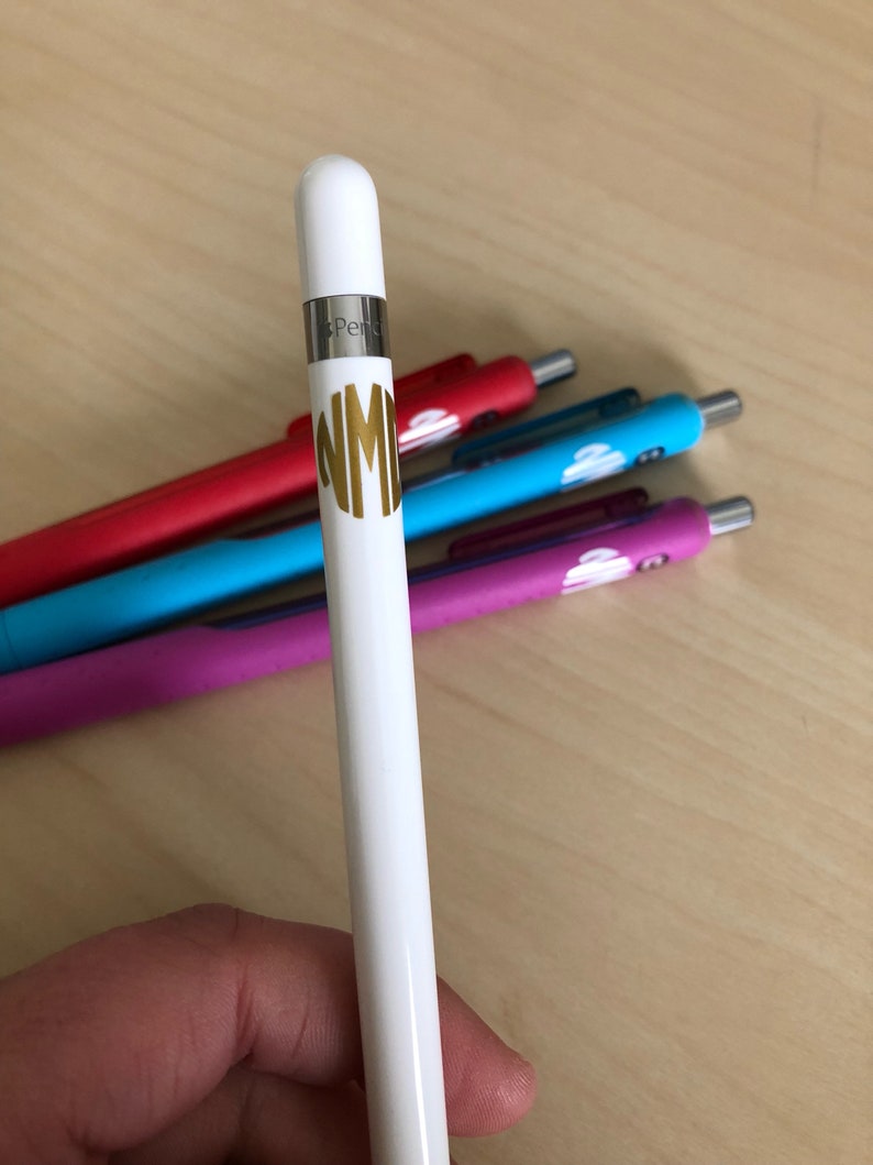 Pen Monogram Decal With Customized Name Initials or Branding - Etsy