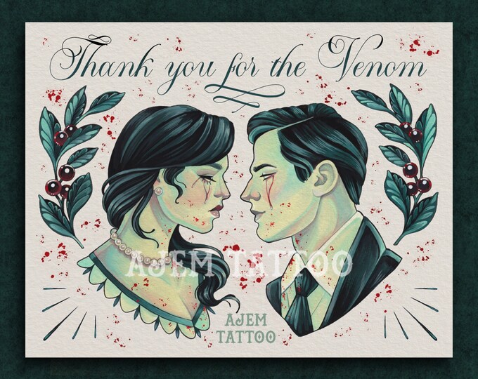 Thank You for the Venom Print - Etsy