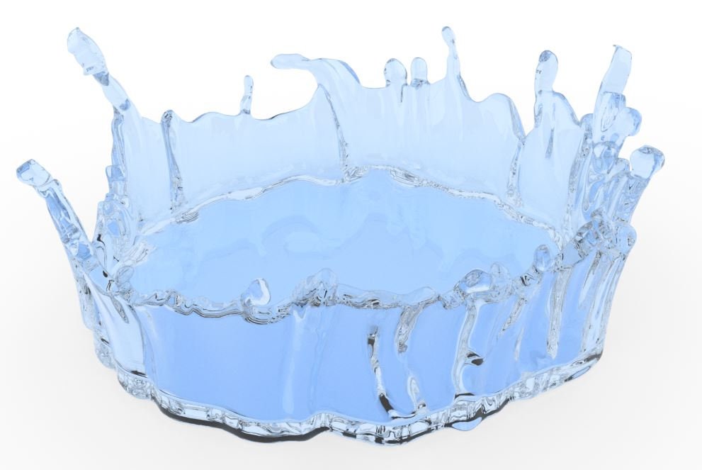 3D Water Splash Model - Etsy