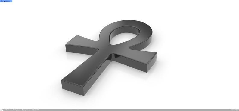 3D Printable Ankh: Ancient Egyptian Symbol of Life - STL File for ...