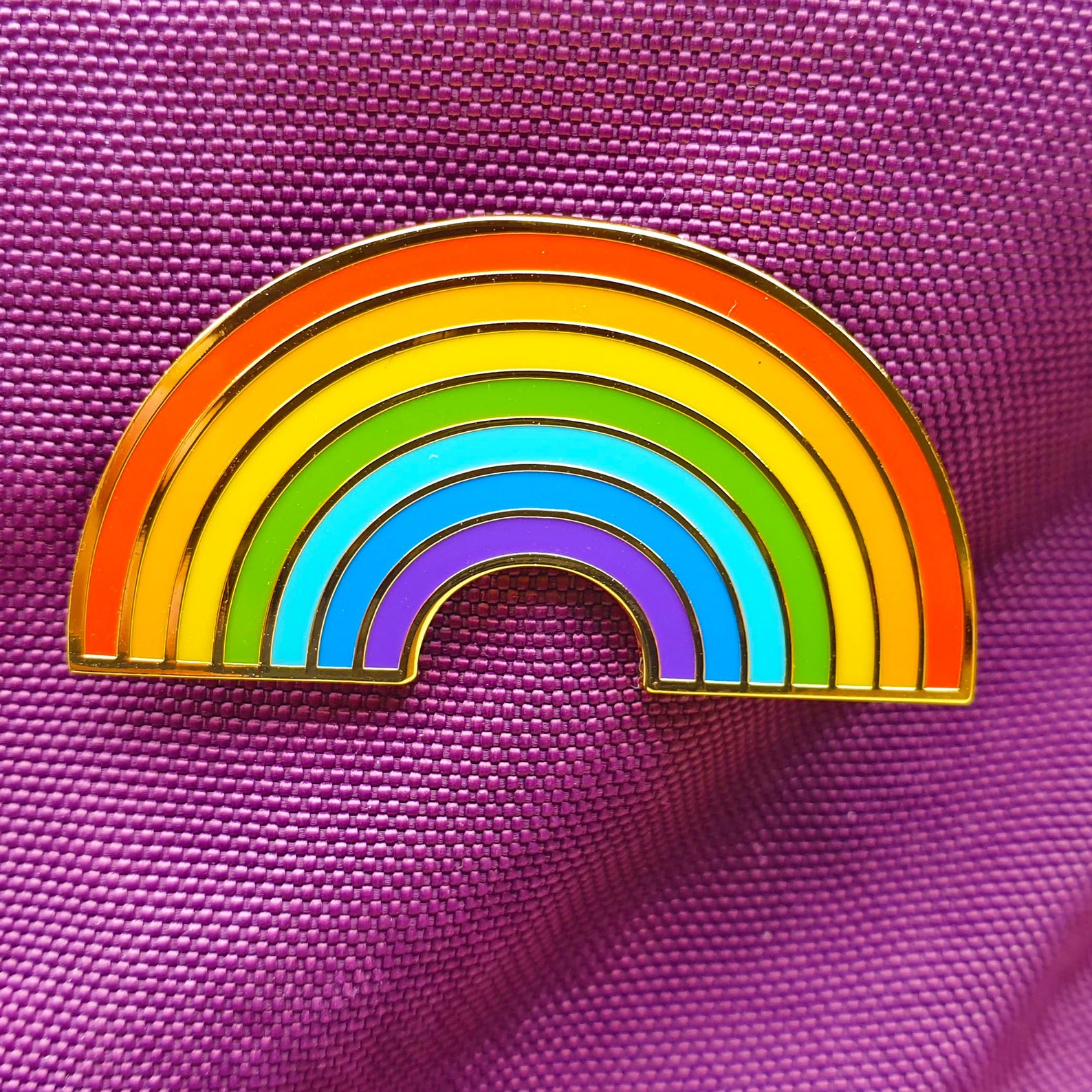 Rainbow Pin Badges Pack of 3 // Rainbow Badge Gifts // Rainbow | Etsy UK