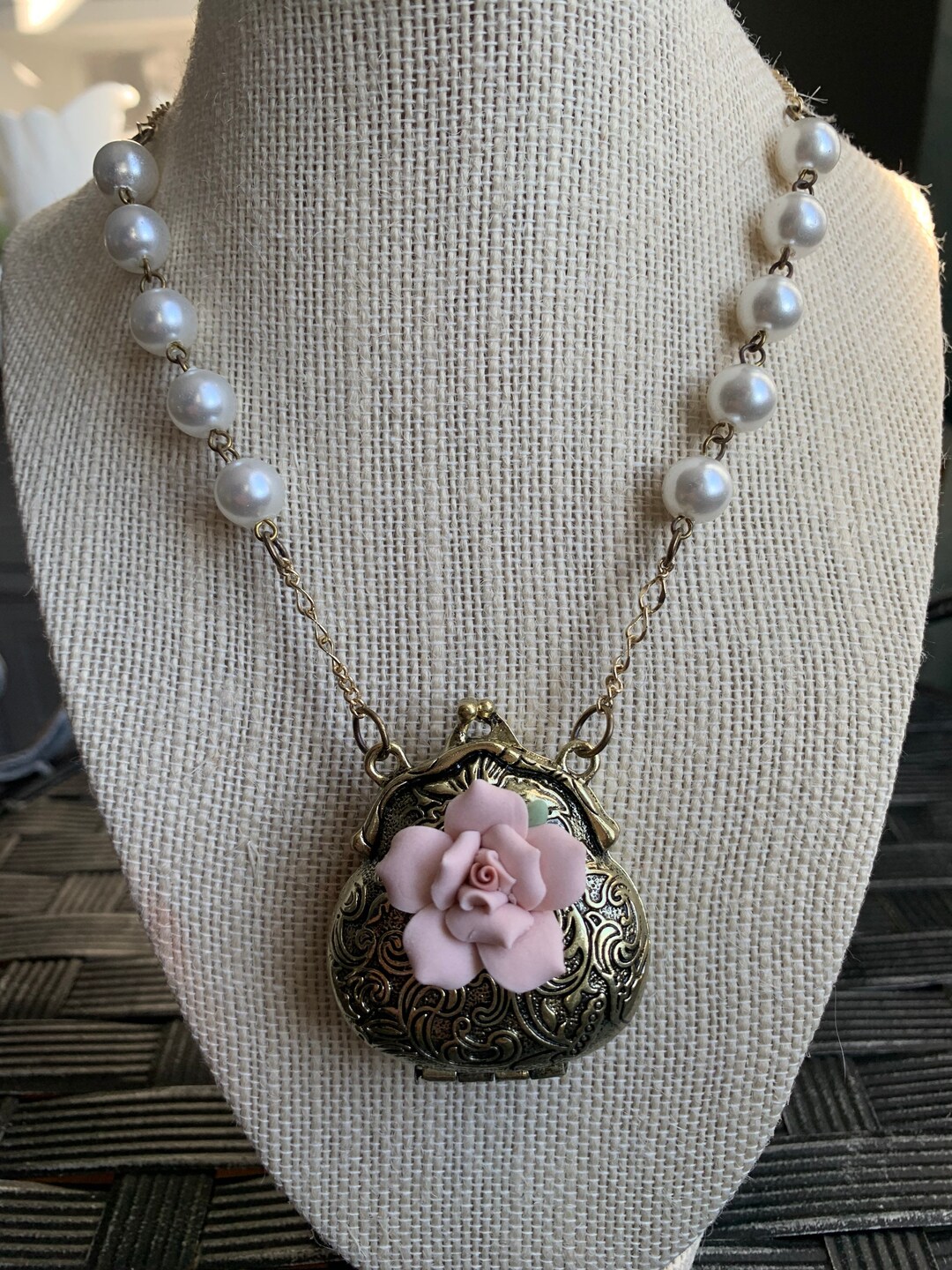 Victorian Style, Purse Locket, Vintage Style, Locket Pendant, Locket ...