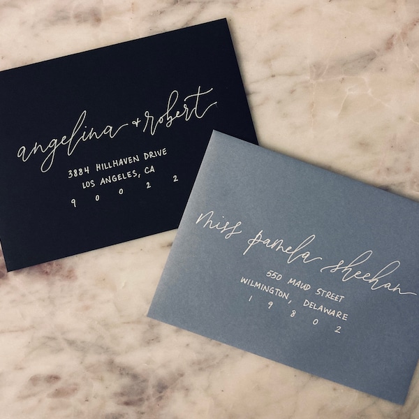 Calligraphy Envelope - Etsy