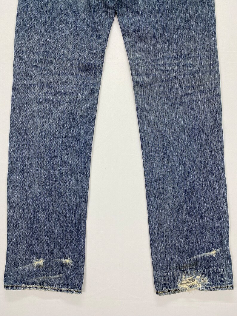 Hysteric Glamour Distressed Patchwork Denim - Etsy