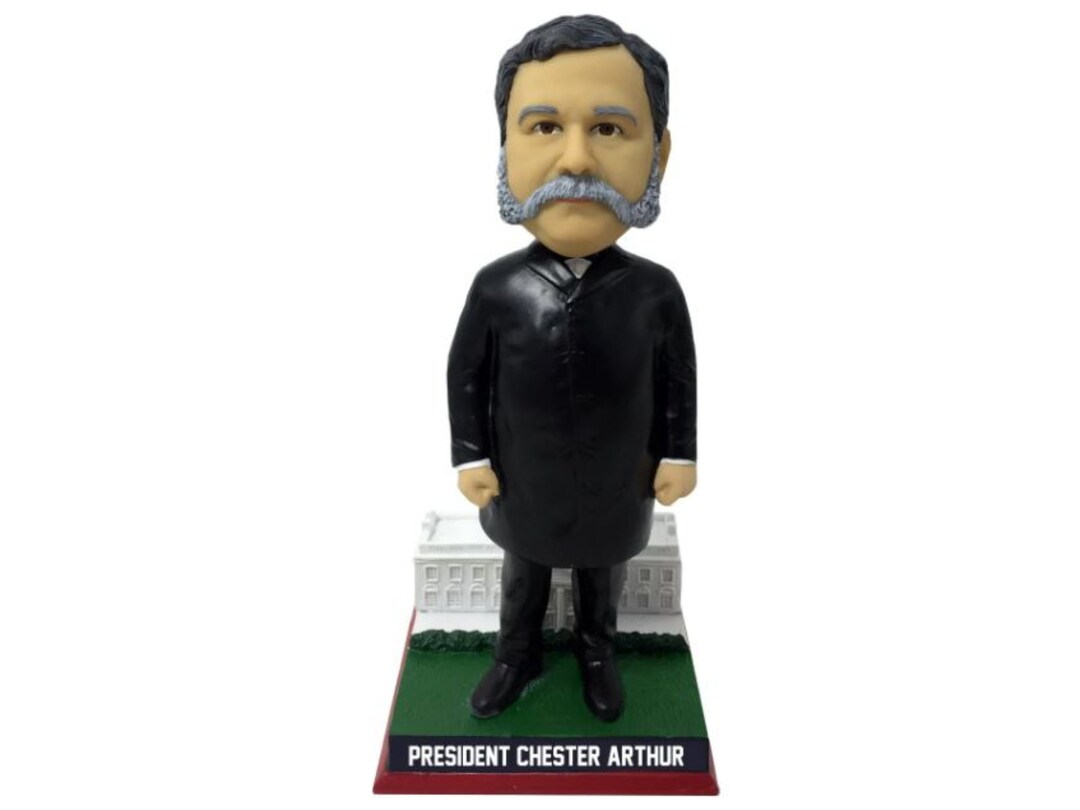 Chester Arthur White House Base President Bobblehead Numbered to 1,881 ...