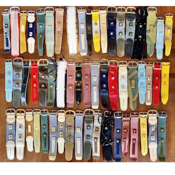 Watch Bands Leather 70s - Etsy
