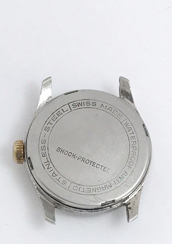 Vintage 1940s Mead Co Avia Boulevard Mens Swiss WW2 E… - Gem