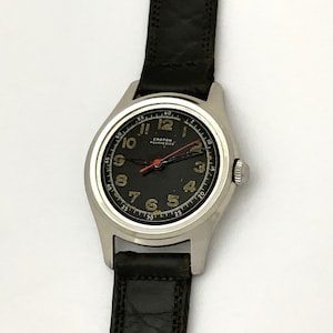 Vintage 1940s WW2 Era Croton Aquamedico A3N Swiss Military Style Mens ...