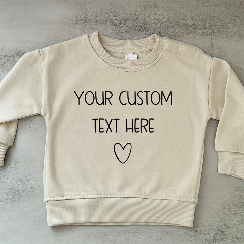 Customized Kids Jumper - Etsy