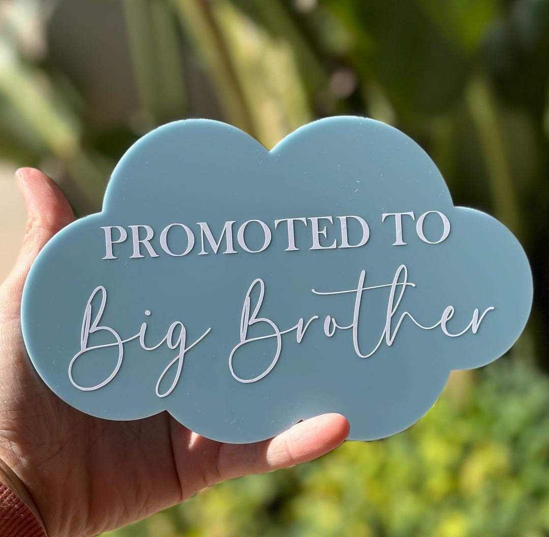 Promoted to Big Brother, Promoted to Big Sister Announcement, Custom ...