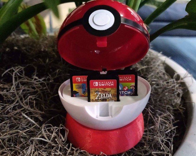 Pokeball Nintendo Switch Game Case 3D Printed - Etsy