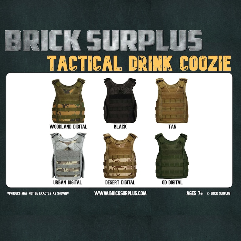 Brick Surplus Tactical Drink Coozie - Etsy