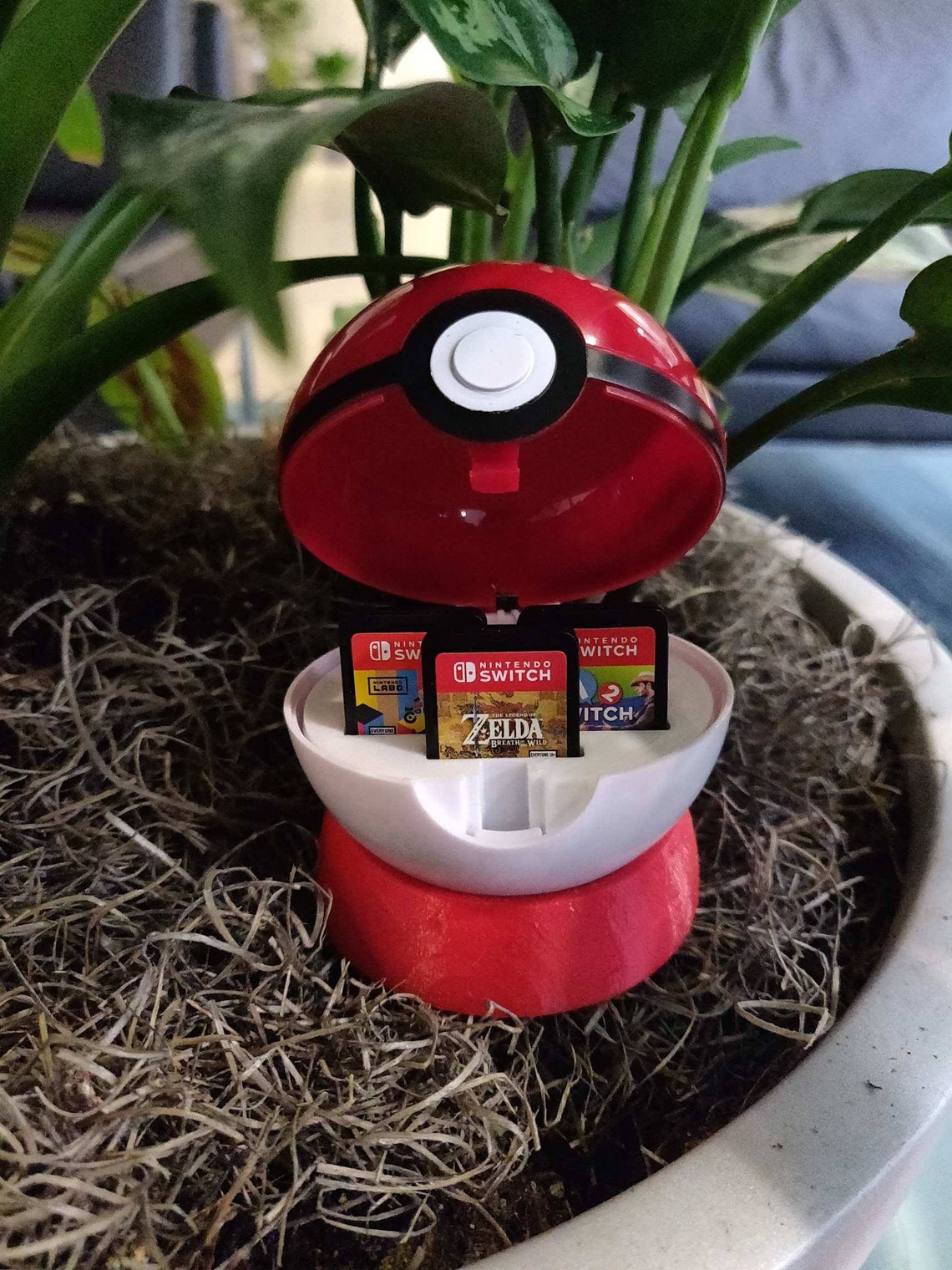 Pokeball Nintendo Switch Game Case - 3D Printed - Etsy UK