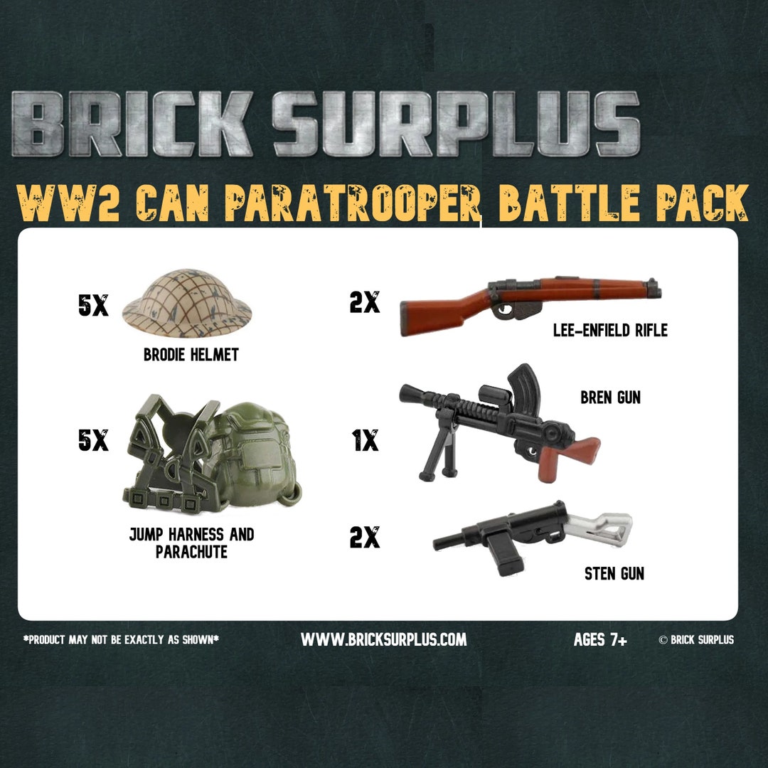 Brick Surplus WW2 Canadian Paratrooper Battle Pack - Etsy