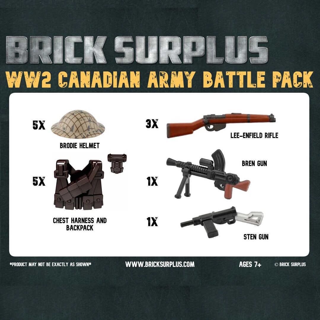 Brick Surplus WW2 Canadian Army Battle Pack - Etsy