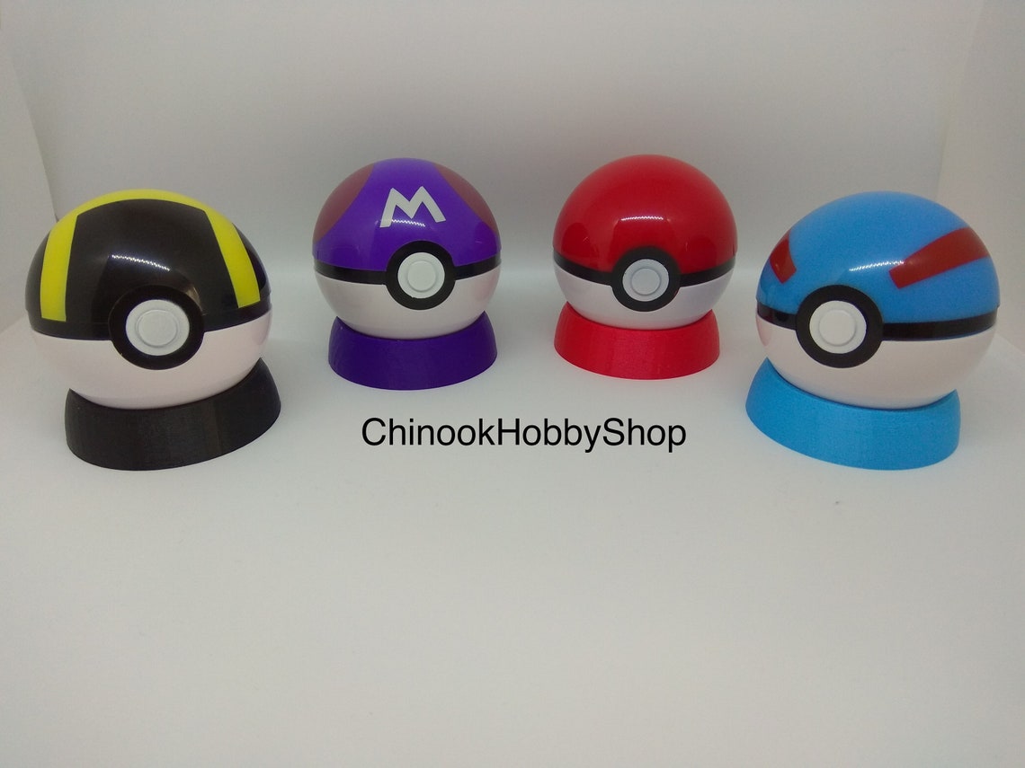 Pokeball Proposal / Wedding Ring Holde - 3D Printed - Etsy