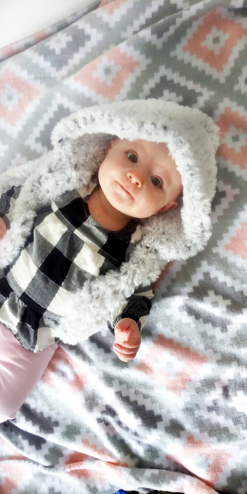 PDF DOWNLOAD ONLY, Knit Faux Fur Vest Pattern, Baby Fur Vest Knitting ...