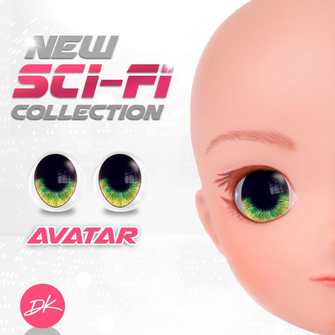 BJD Doll Eyes “avatar” New SCI-FI Collection for Anime Dolls, Smart ...