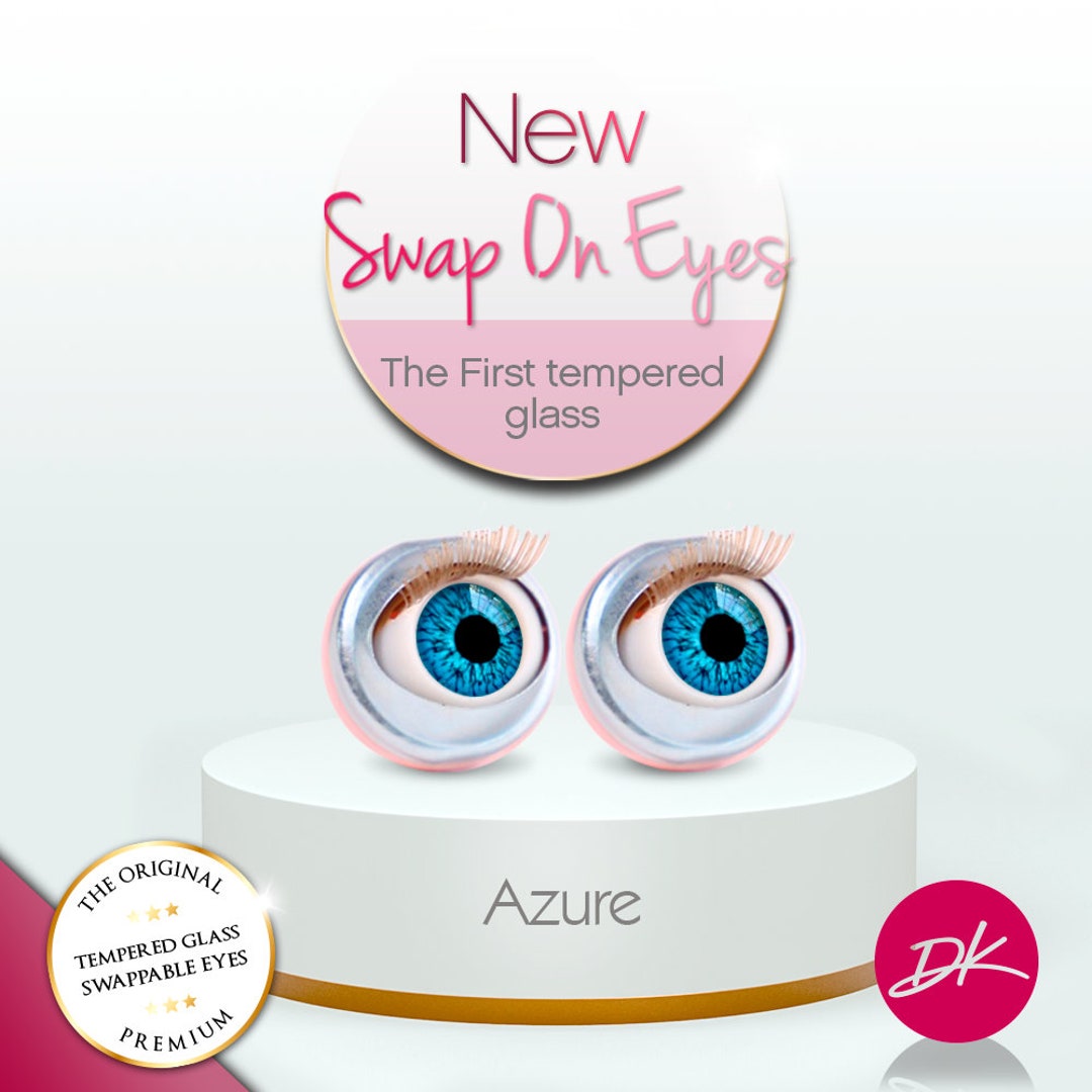 Doll Eyes for 18" Inch Doll AZURE - Eyes Fits Most 18 Inch Doll ...