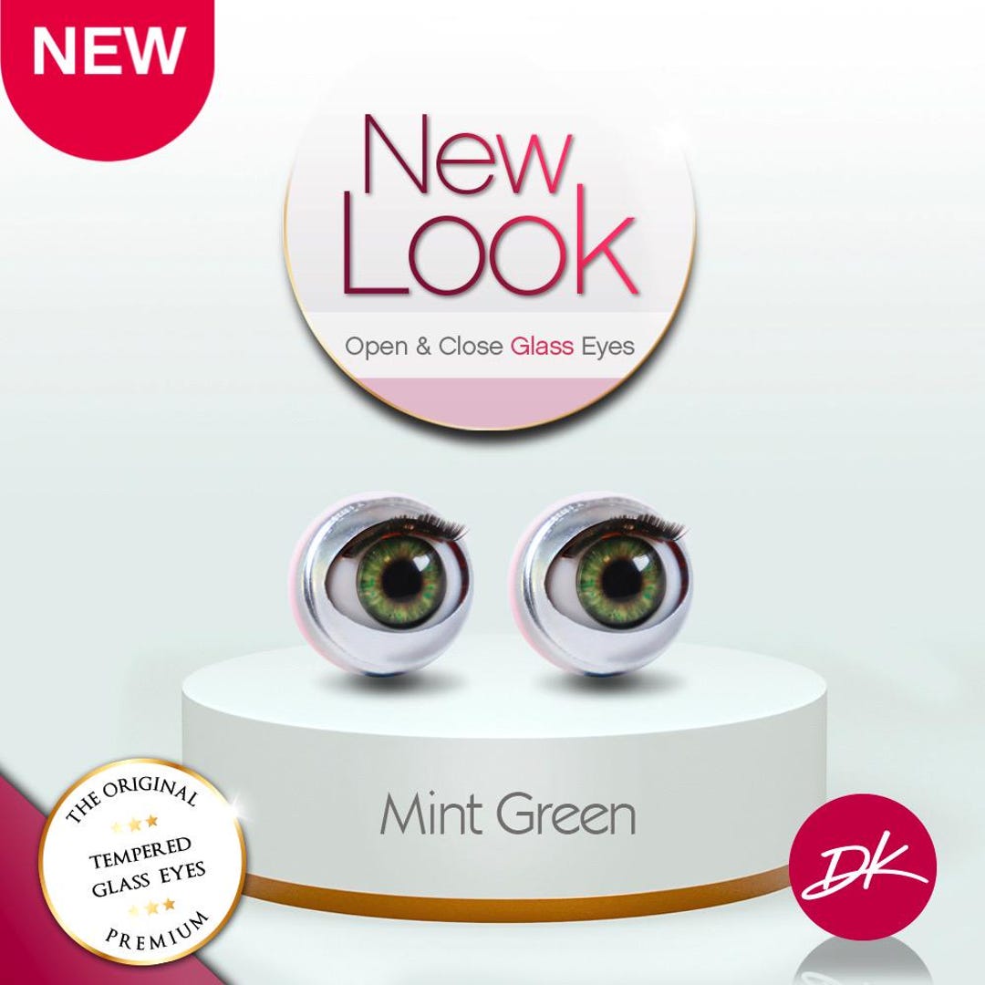 NEW Blinking Doll Eyes for 18" Dolls | Mint Green| Fits Most 18 Inch ...
