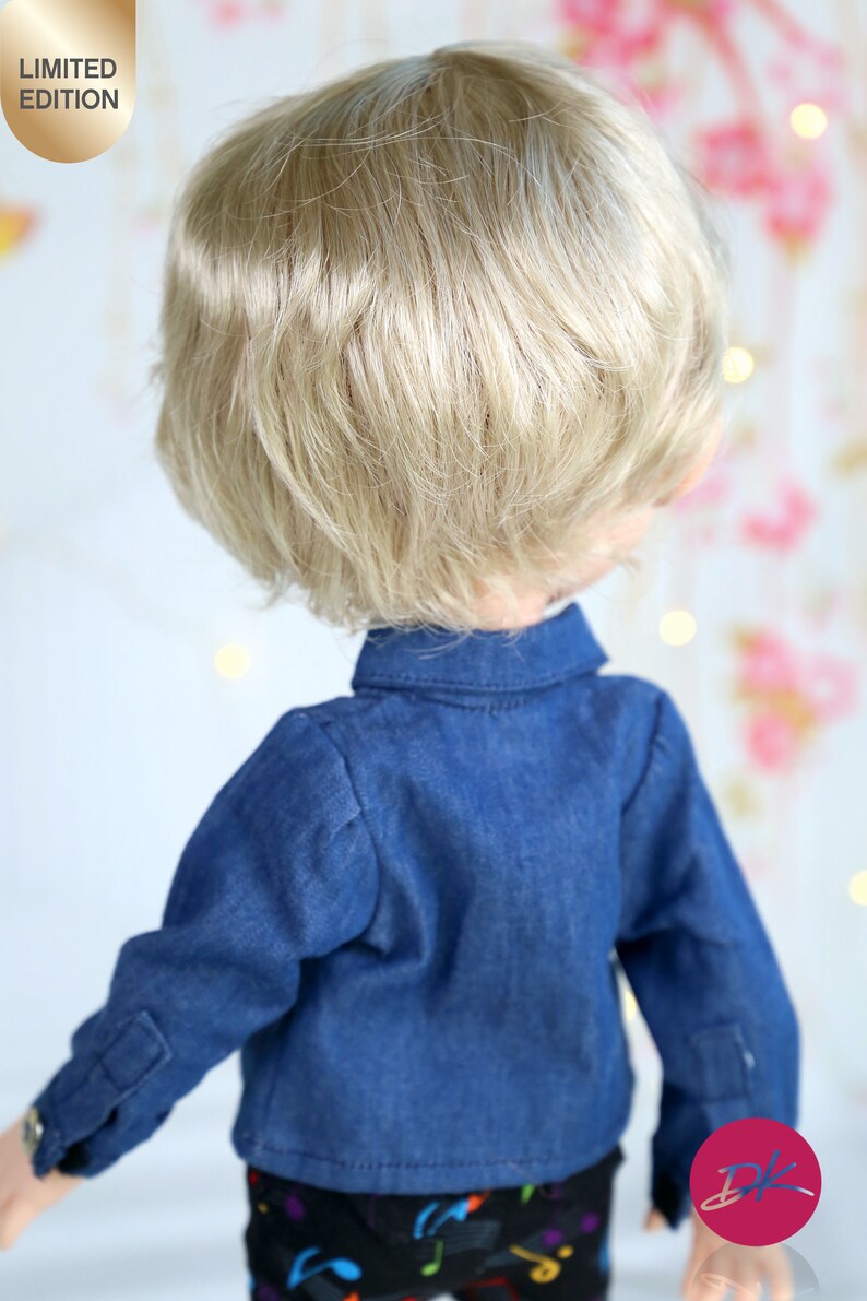 Custom 13-14'' Doll Wig tedd Blonde - Etsy