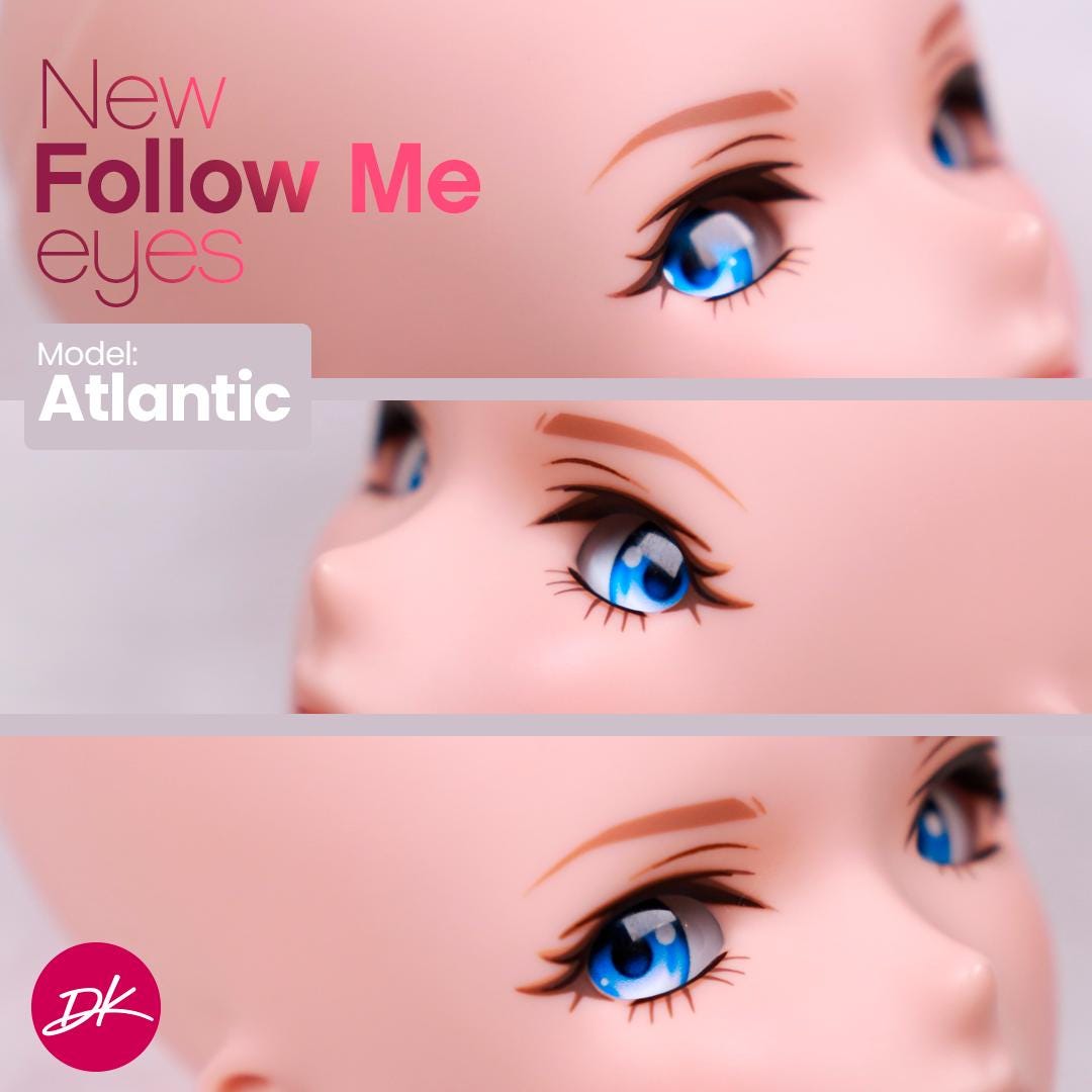 14mm Eyes Follow Me Eyes for Smart Dolls Semi-real Mold and Most BJD ...