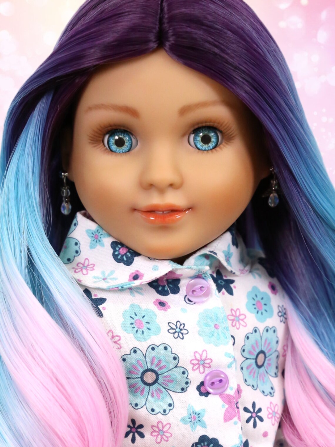 Sweet Blue Glass Luxus Blinking Doll Eyes Passt Den Meisten Etsy de