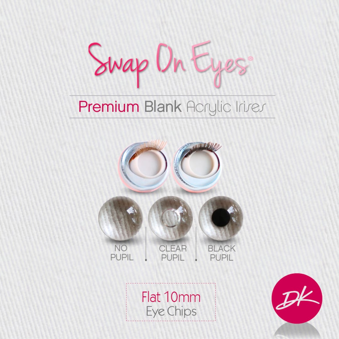 Blank Custom Swap on Eyes Acrylic Premium DIY Doll Eyes Fits Most 18 ...