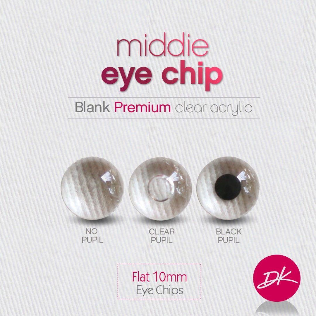 DIY Blank Eye Chip for Middie Doll - Luxury Doll Eyes - DIY Eye Chips ...