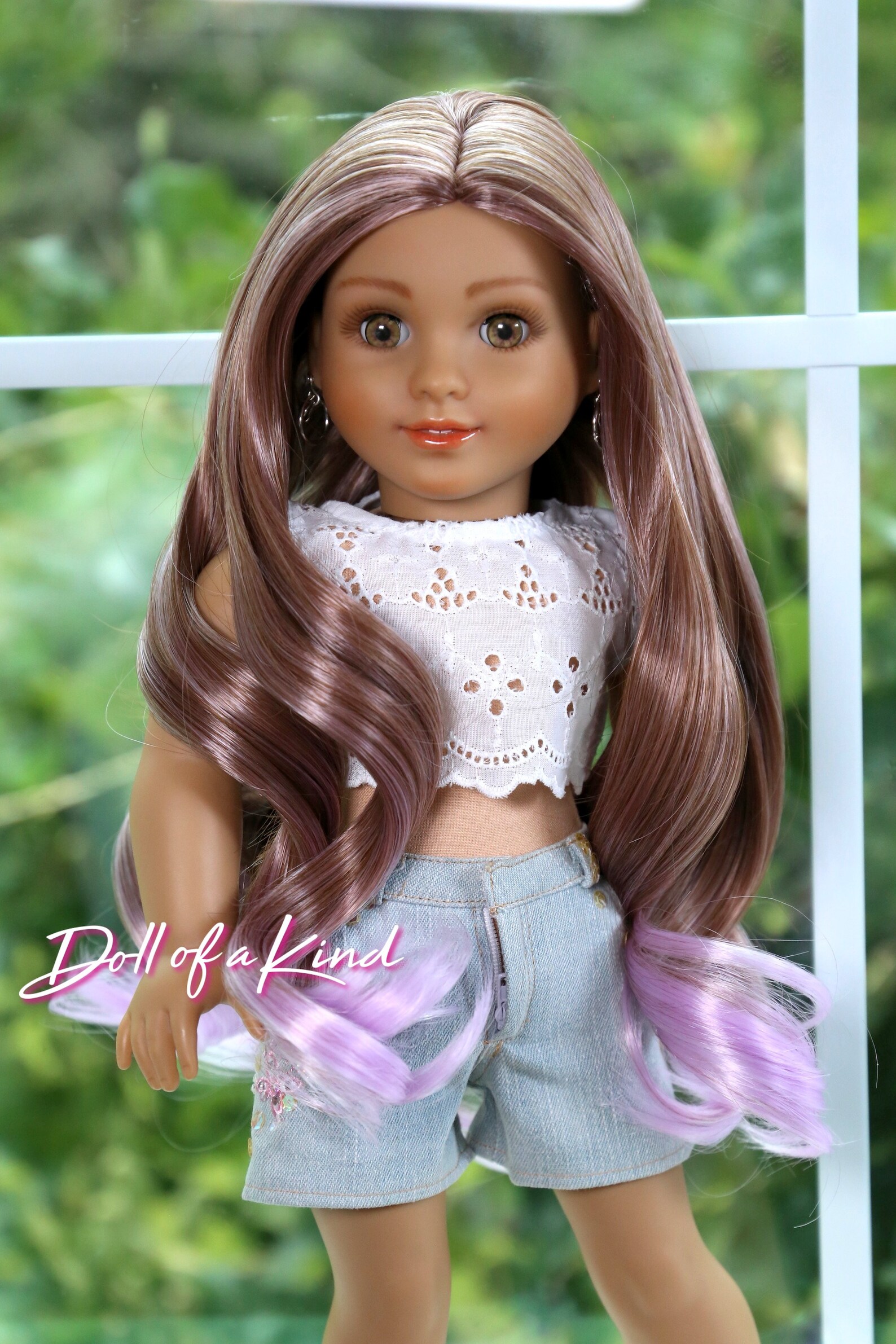 Hazelnut Tempered Glass Irises for Swap on Eyes Doll Eyes Fits Most 18 ...