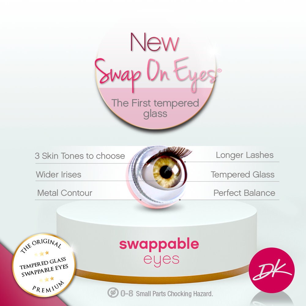 Easy Swapping Tool for Swap on Eyes Doll Eyes Fits Most 18'' Doll ...