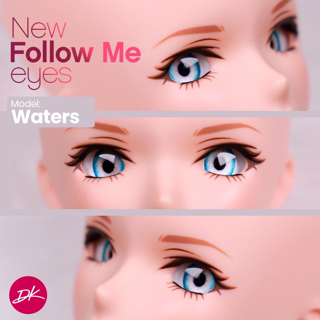 14mm Eyes Follow Me Eyes for Smart Dolls Semi-real Mold and Most BJD ...