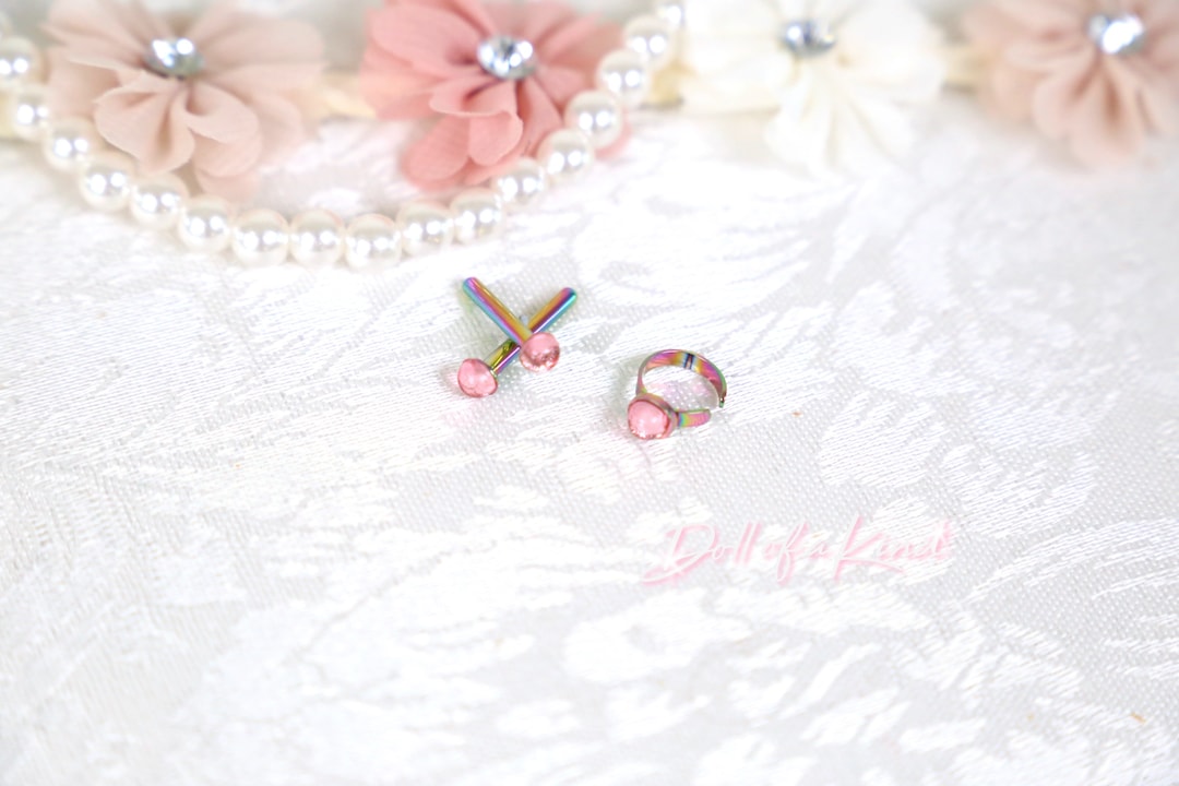 American Doll Gem Jewelry Set - Doll Earring - Doll Ring- Doll Jewelry ...