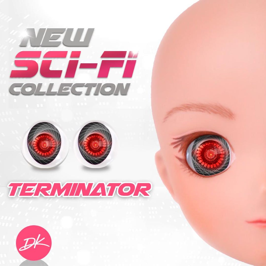 BJD Doll Eyes “terminator” New SCI-FI Collection for Anime Dolls, Smart ...