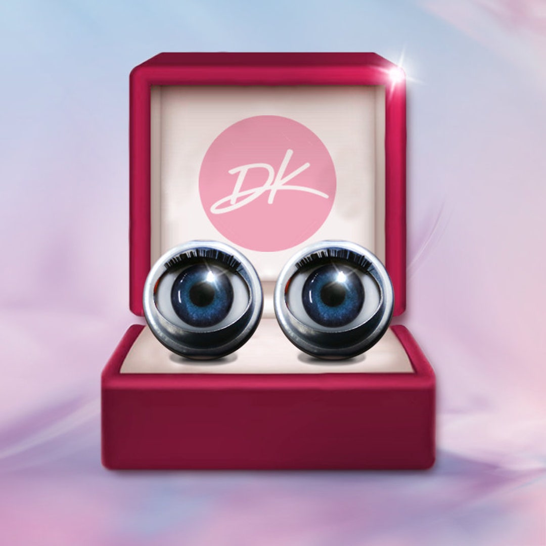 Doll Eyes for 18" Doll Royal Blue Eyes Glass Doll Eyes for Most 18 ...