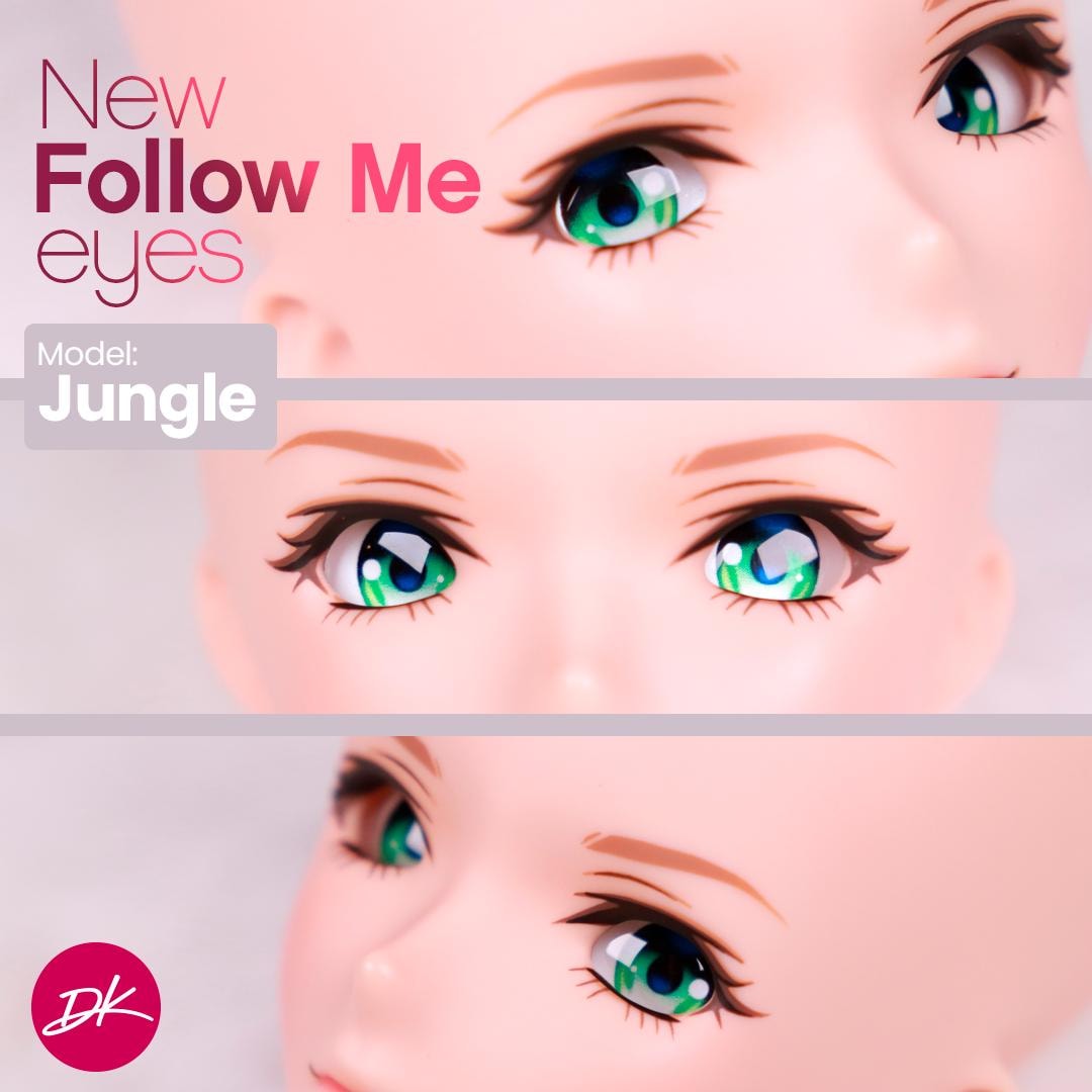 14mm Eyes Follow Me Eyes for Smart Dolls Semi-real Mold and Most BJD ...