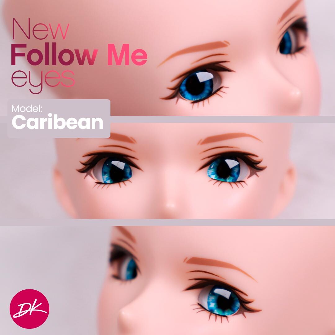 14mm Eyes Follow Me Eyes for Smart Dolls Semi-real Mold and Most BJD ...