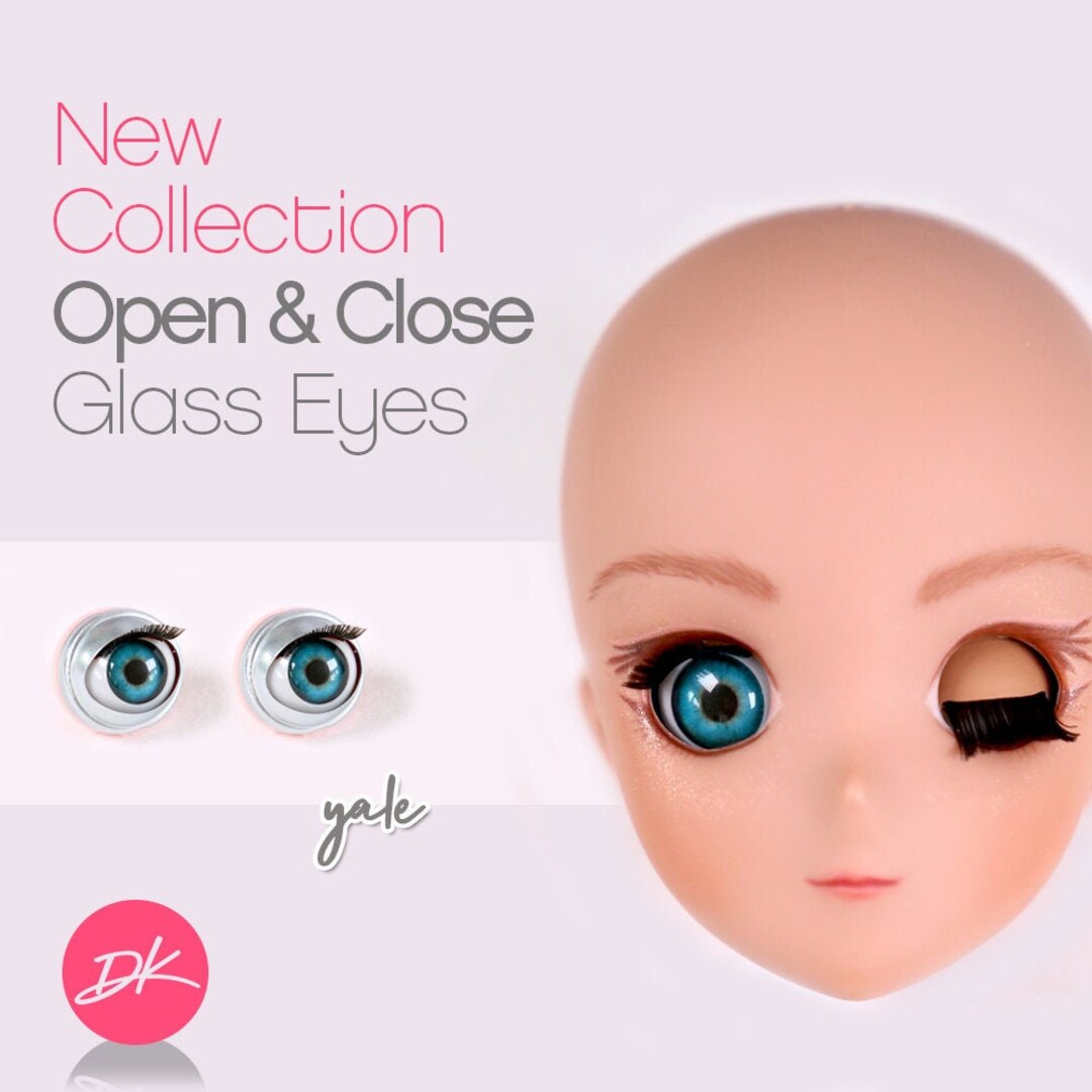 Smart Doll Glass Open and Close Eyes Yale Blinking Doll Eyes Fits Smart ...