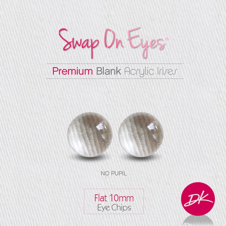 Blank Custom Swap on Eyes Acrylic Premium DIY Doll Eyes Fits Most 18 ...